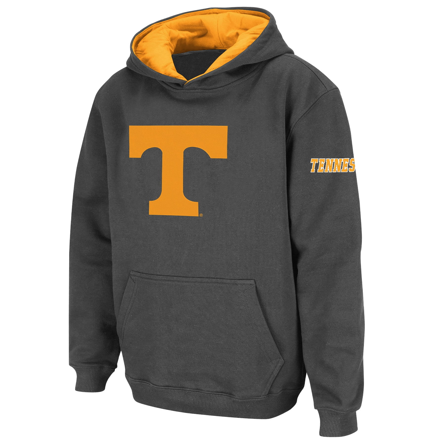 Youth Stadium Athletic Charcoal Tennessee Volunteers Big Logo Pullover ...