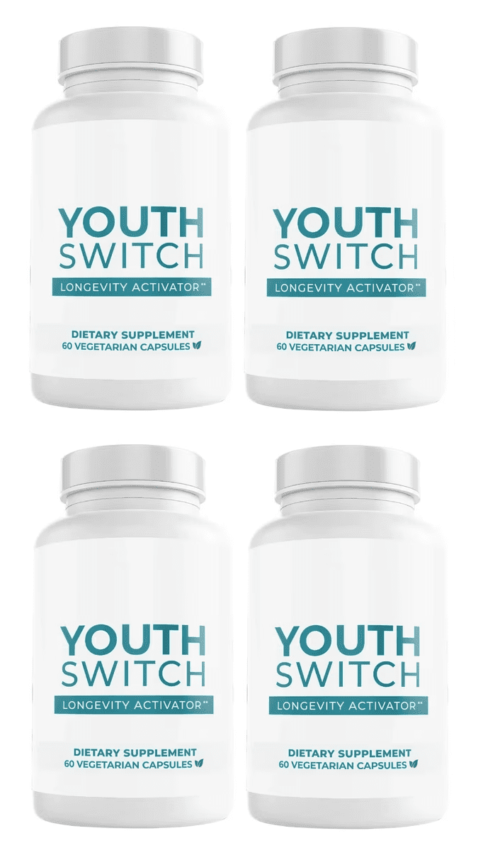Youth Switch Anti-Aging Supplement- 60 Capsules (4 Pack) - Walmart.com