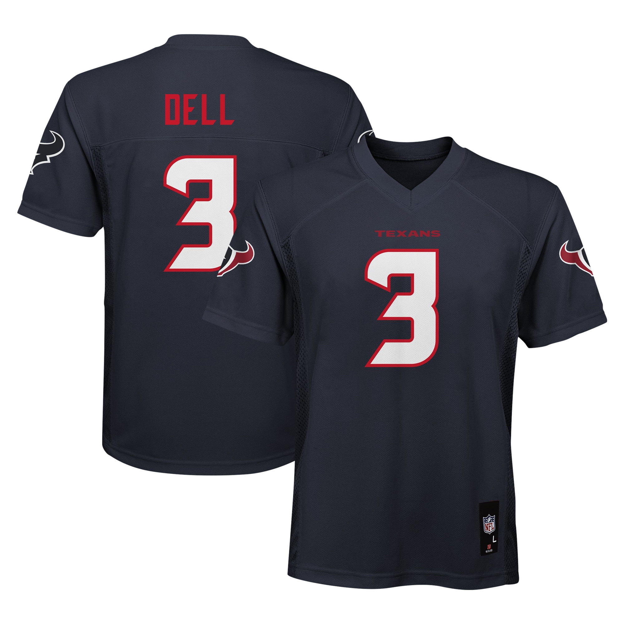 Youth Tank Dell Navy Houston Texans Replica Player Jersey - Walmart.com