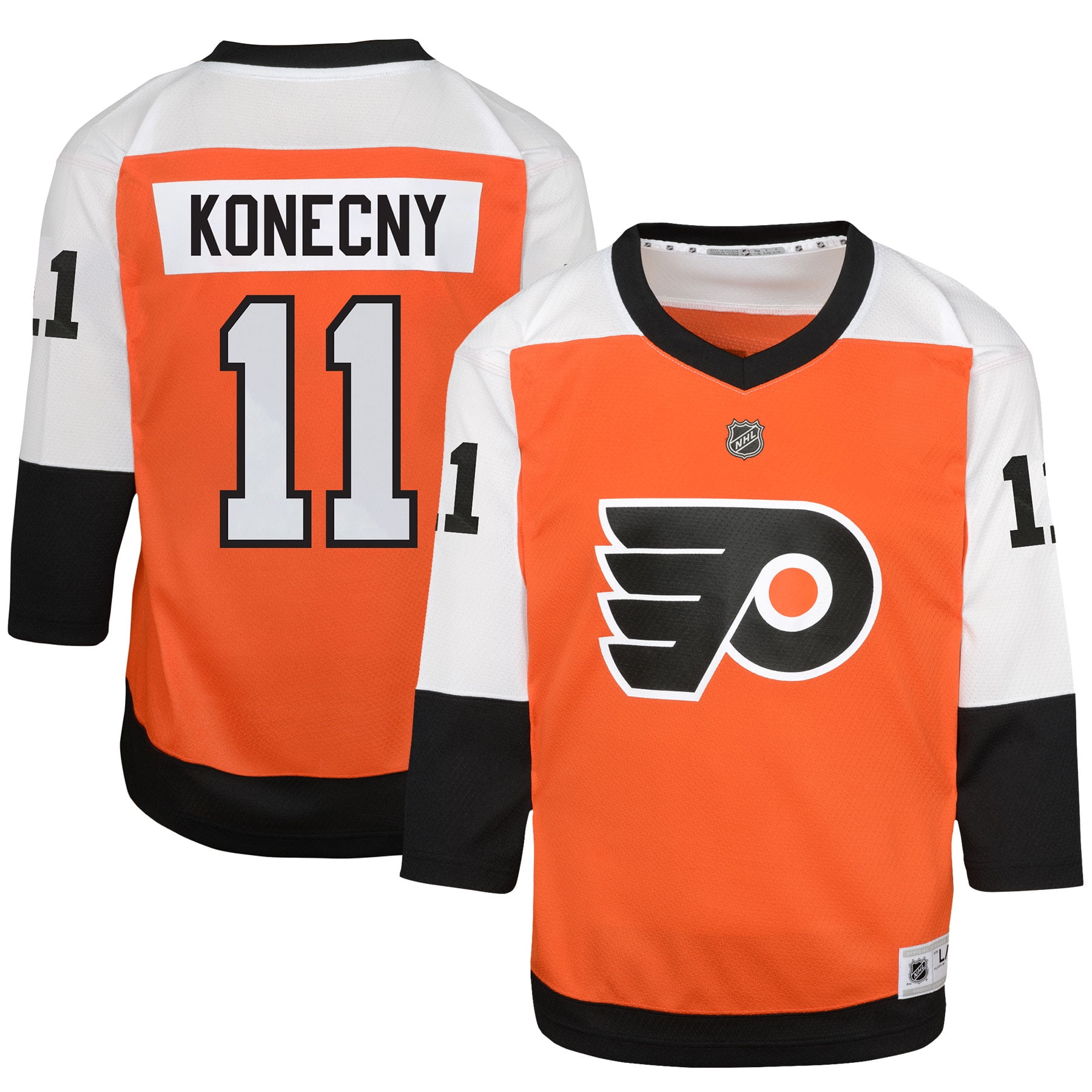 Youth Travis Konecny Burnt Orange Philadelphia Flyers Home Replica ...