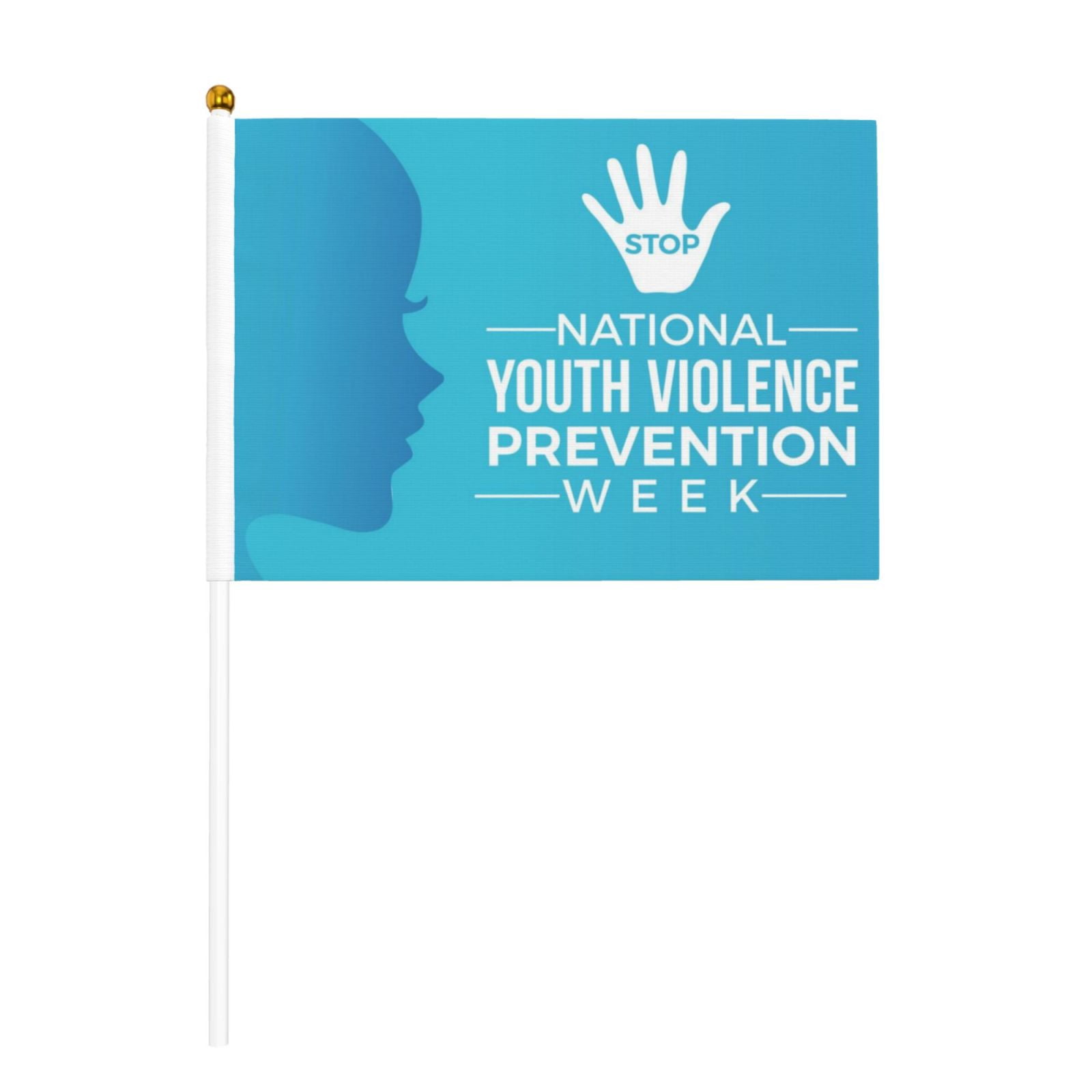 Youth Violence Prevention Week Flag Small Mini Hand Held Flags Small ...