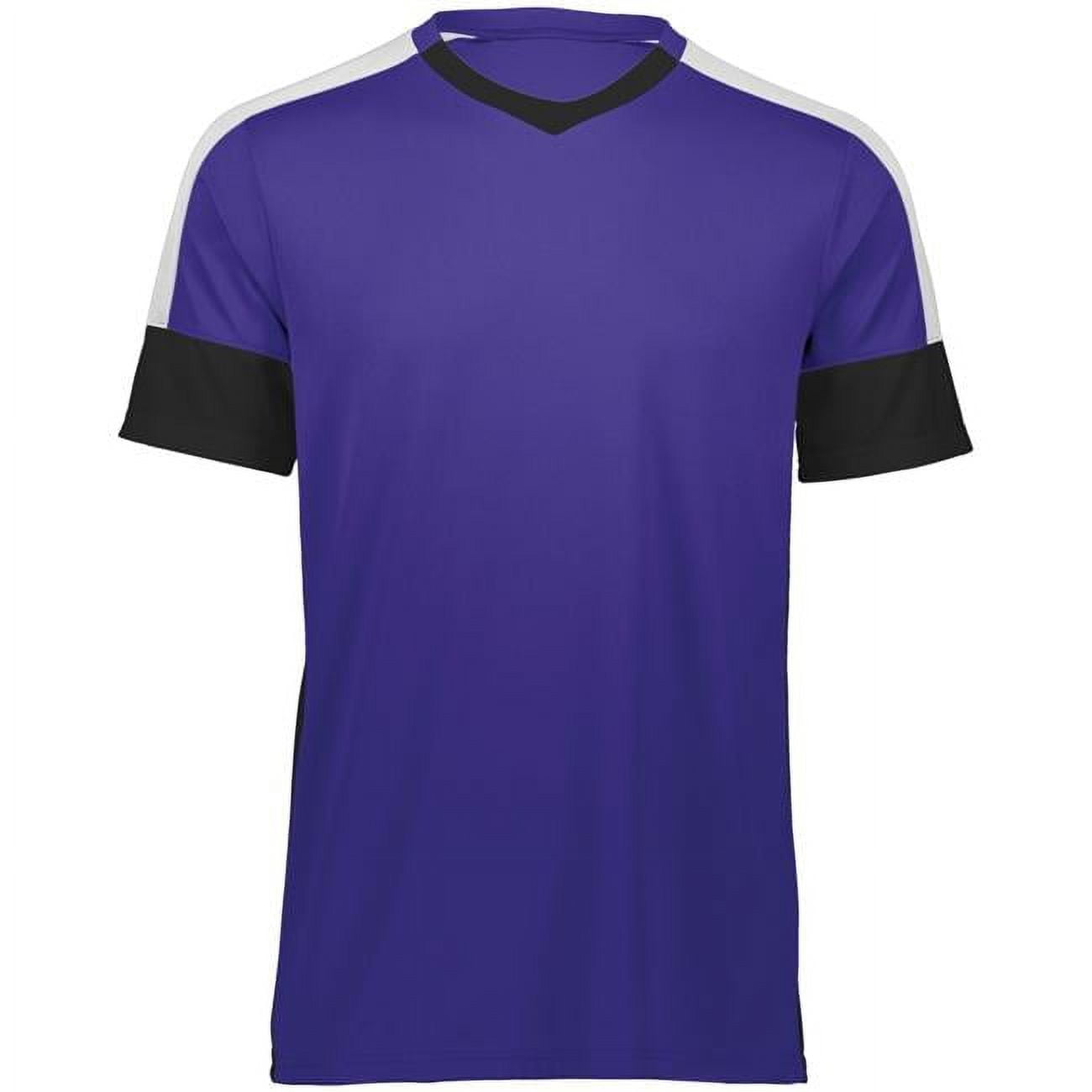 Youth Wembley Soccer Jersey - Purple, Black & White - Large - Walmart.com