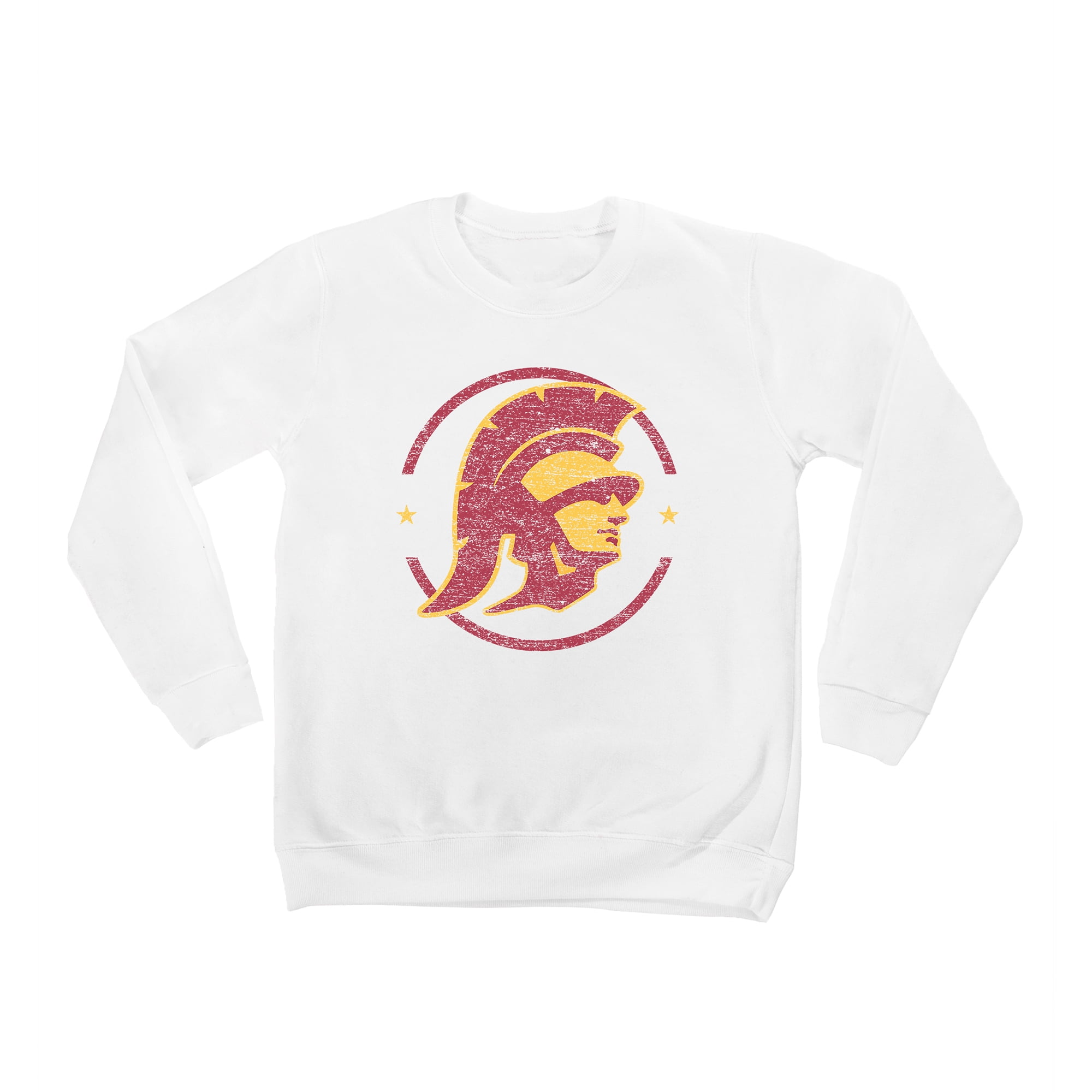 Youth White USC Trojans End Zone Pullover Sweatshirt - Walmart.com