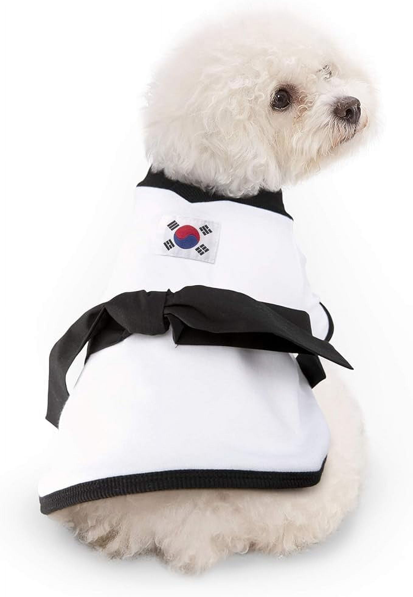 Youthdog Athletic Costume with Black Belt Uniform for Dogs Clothes ...