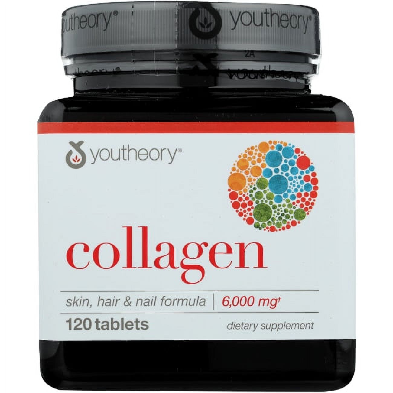 Youtheory - Collagen Skin, Hair & Nail Formula 6000 mg. - 160 Tablets ...