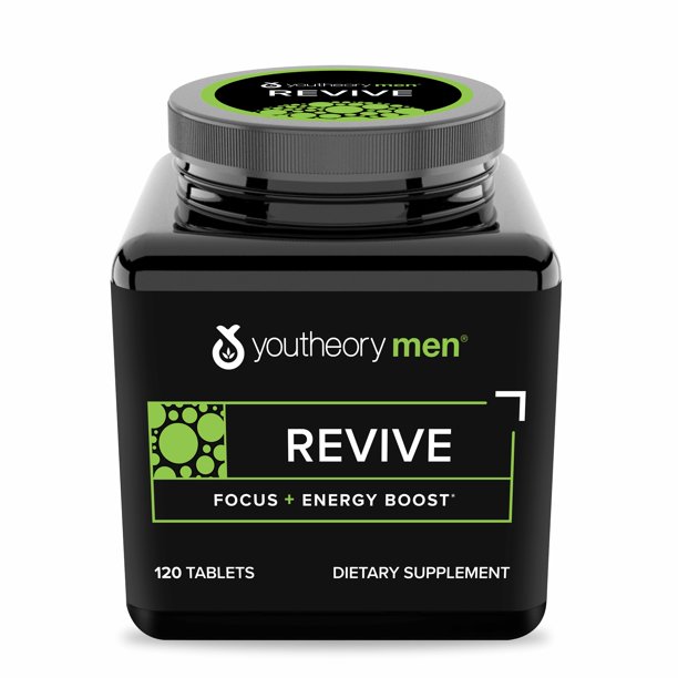 Youtheory Men's Revive Advanced Tablets, 120 Ct (1 Bottle) - Walmart ...