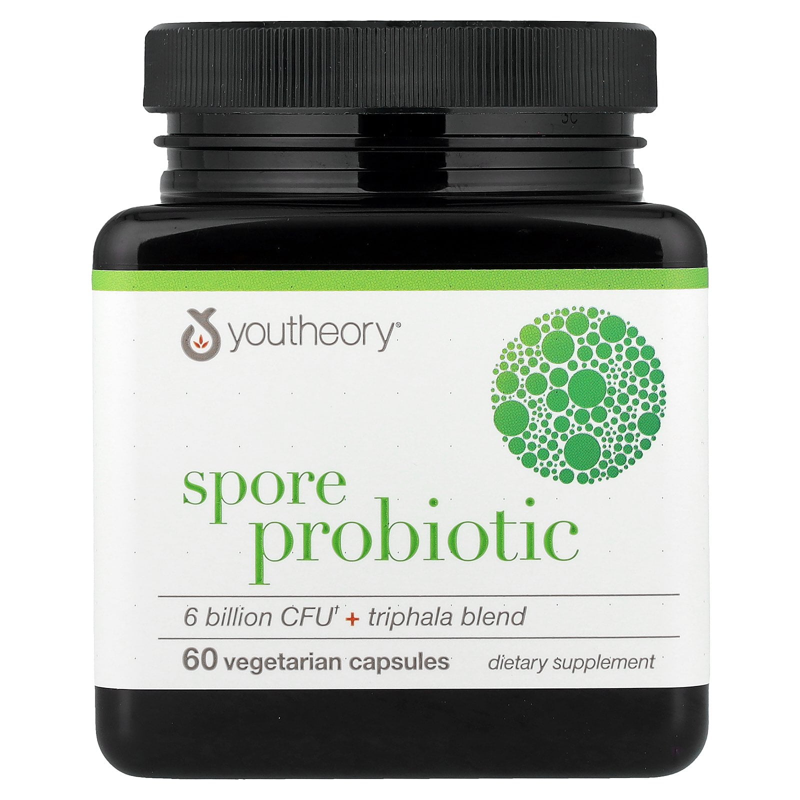 Youtheory Spore Probiotic, 6 Billion CFU, 60 Capsules - Walmart.com