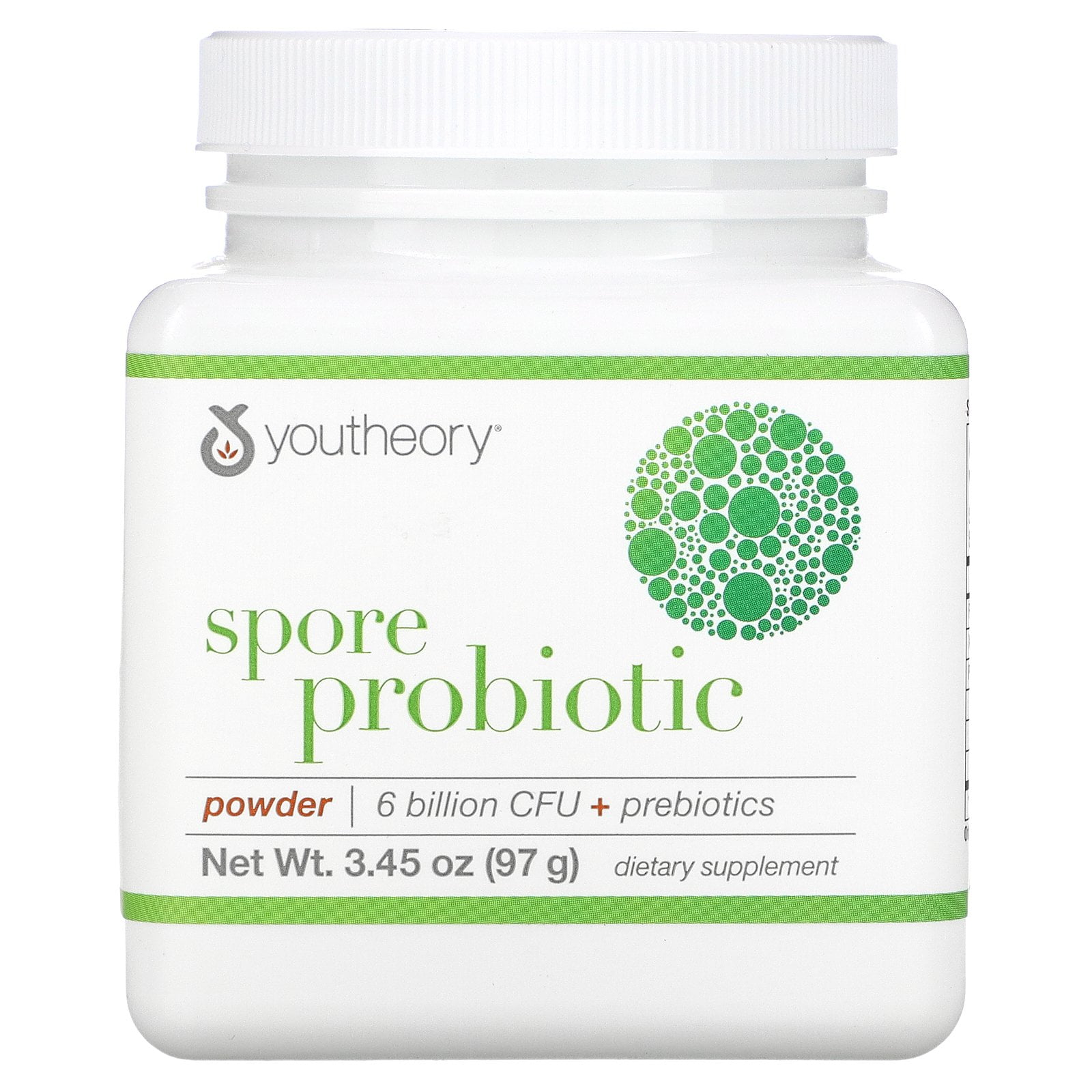Youtheory Spore Probiotic Powder Advanced 3.45 oz. (1 Bottle) No ...