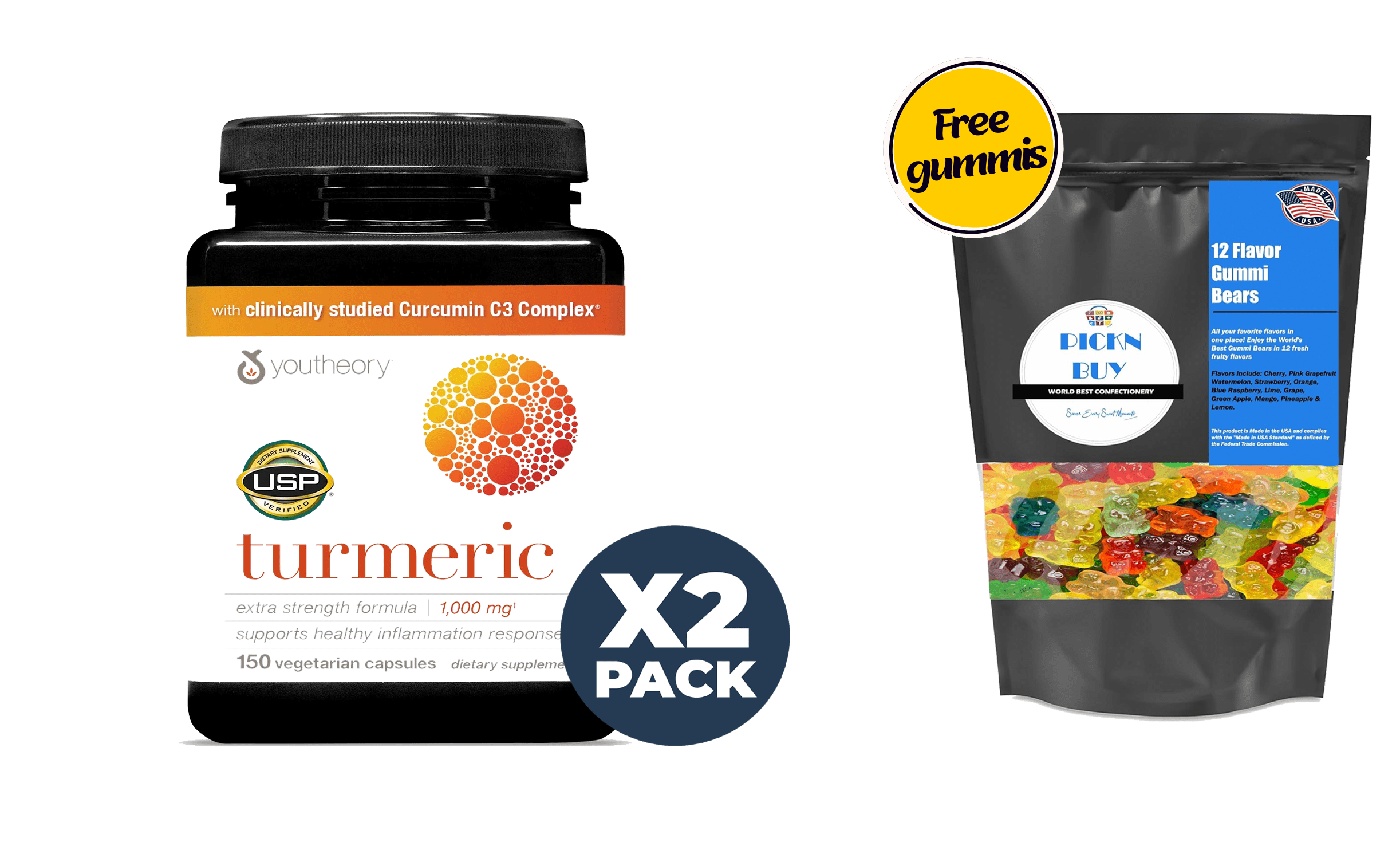 Youtheory Turmeric Extra Strength Capsules. - Walmart.com