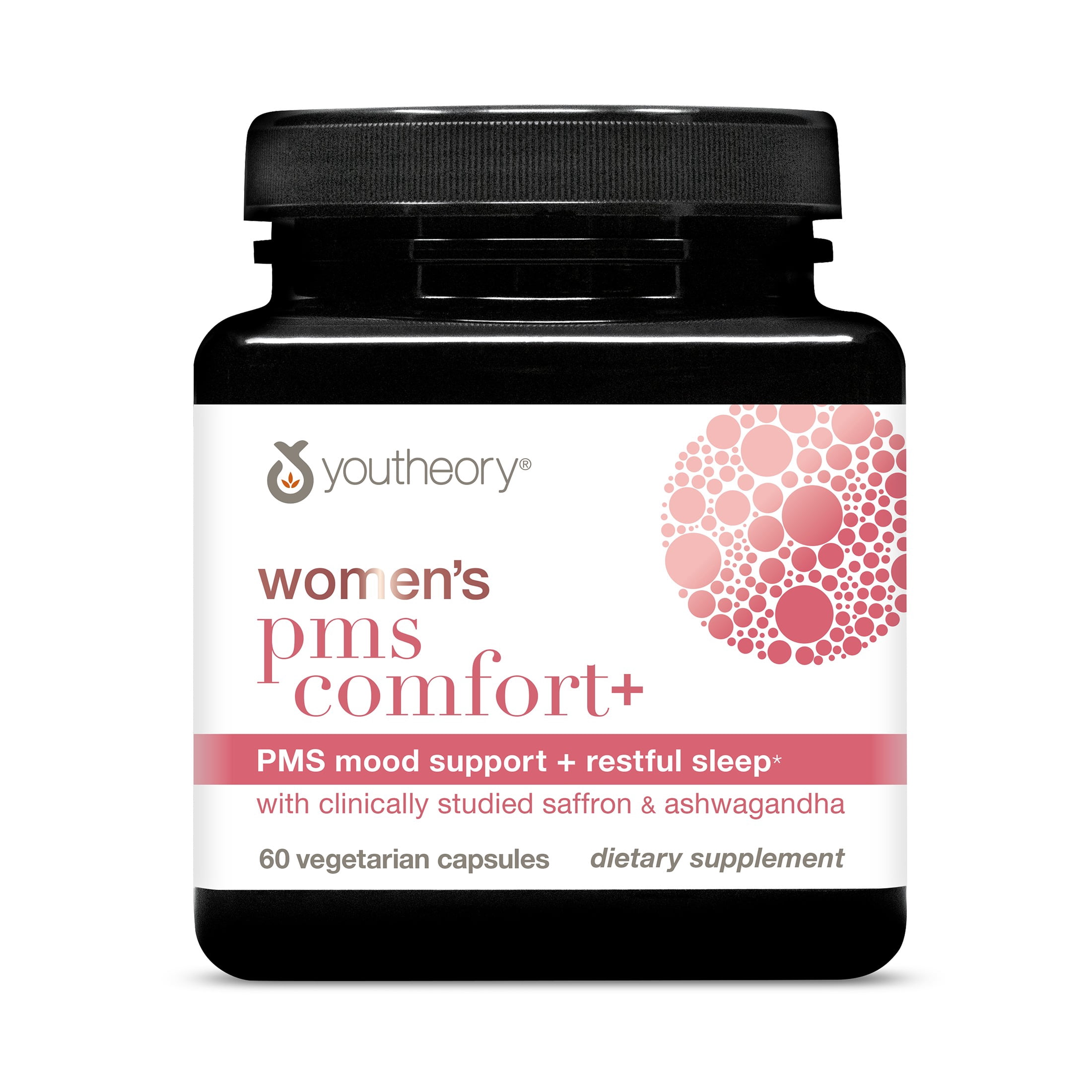 Youtheory Women's PMS Comfort+ Capsule 60 Vegetarian Capsules - Walmart.com