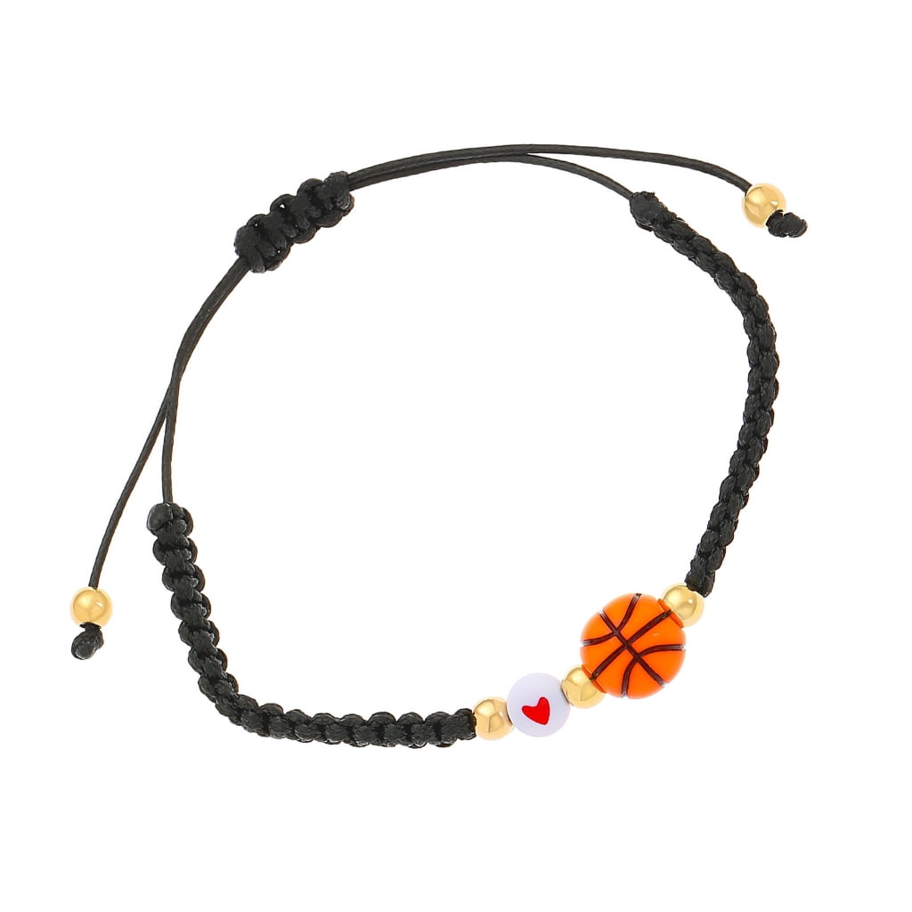 Youthful Soccer Inspired Bracelet with Sturdy Braided Material for ...