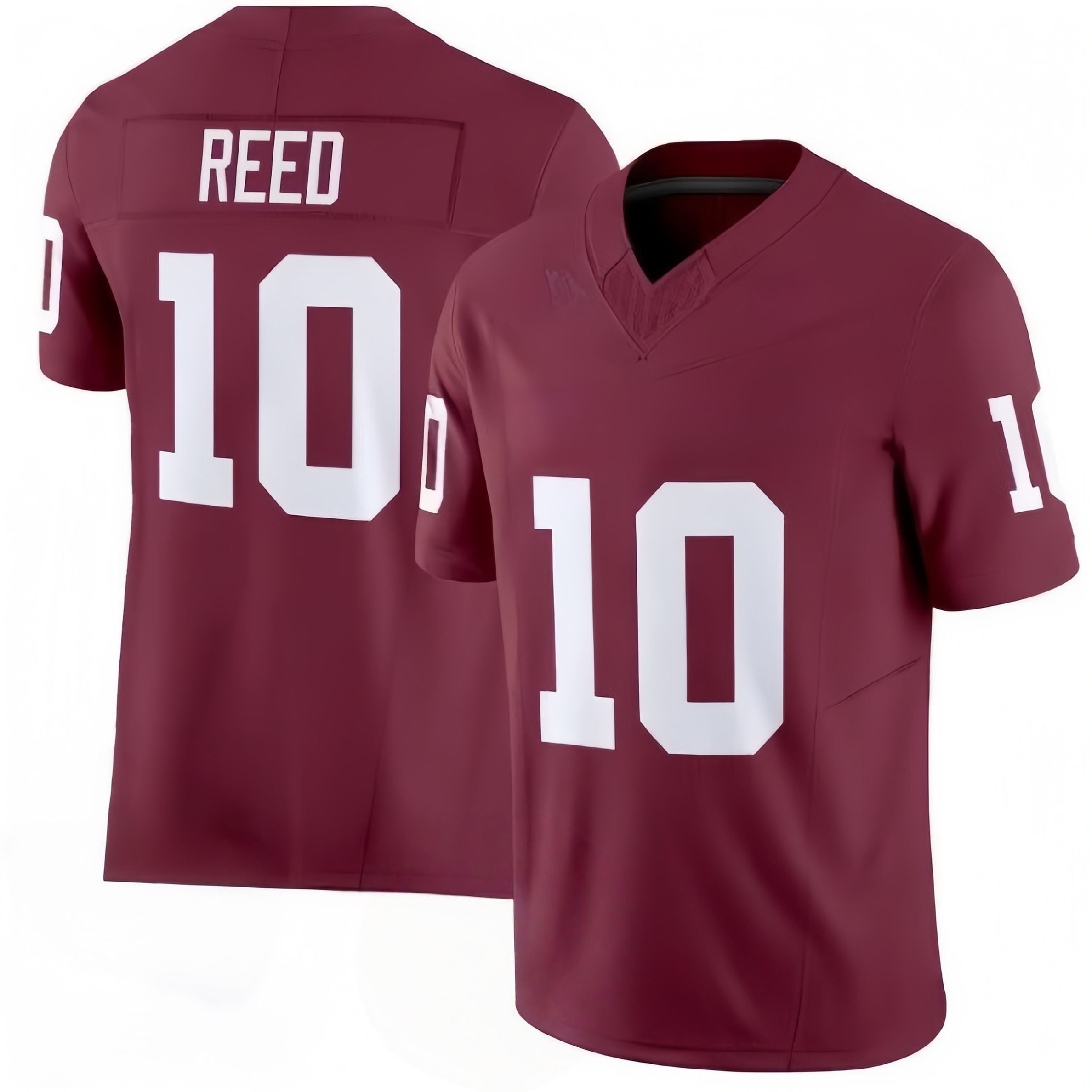 Youths Sayin Scarlet Throwback Jersey T Shirts Embroidery On Number ...