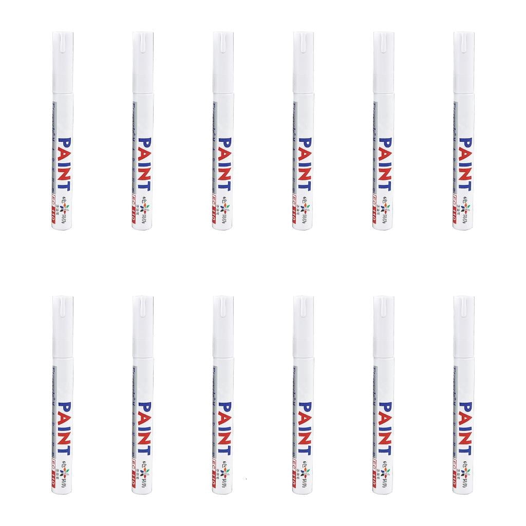 Youthyao 12 Pcs Paint Marker Oil Based Paint Pen Quick-Drying Glass Pen ...
