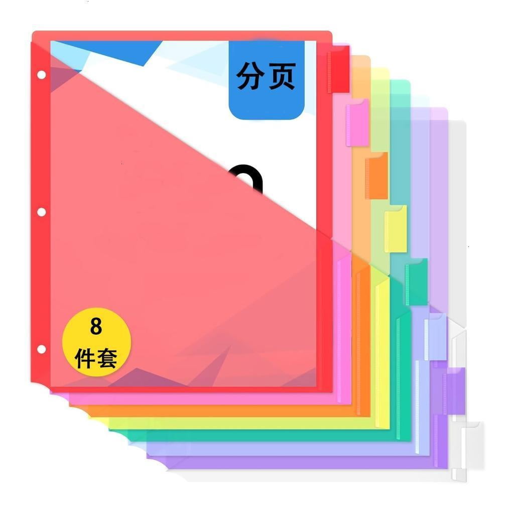 Youthyao 8 Pockets Expandable File Folder with Removable Pages Water ...