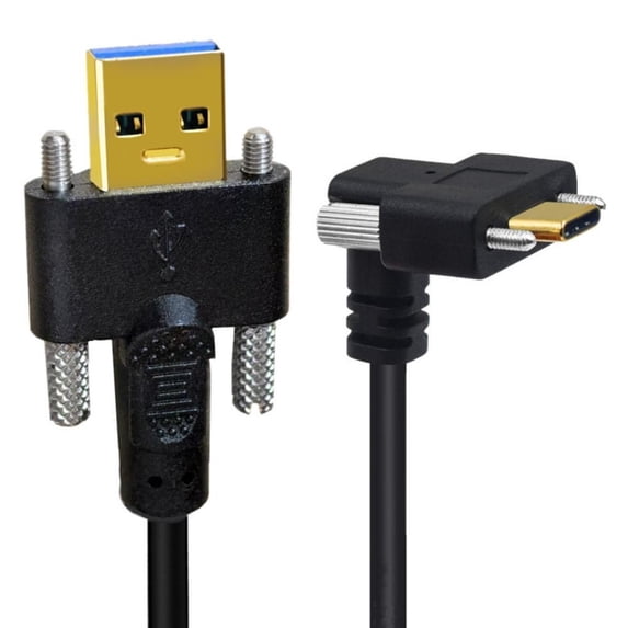 Youthyao Durability USB3.1 Type C to USB3.0 Data Cable 90Degree Angles ...