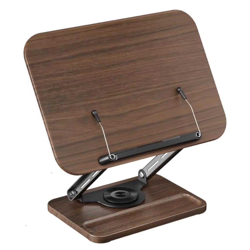 Youthyao Heavy Book Stand with Expandable Page Holders Adjustable 360 ...