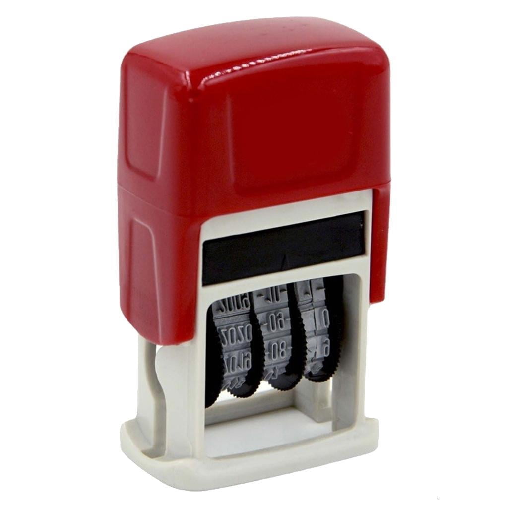 Youthyao Rubber Stamp Line Dater Adjustable English Date Stamp Stamp ...