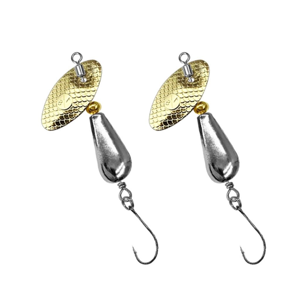 Youthyao Spinner Baits Fishing Spoons Metal Lures Hard Fishing Lures ...