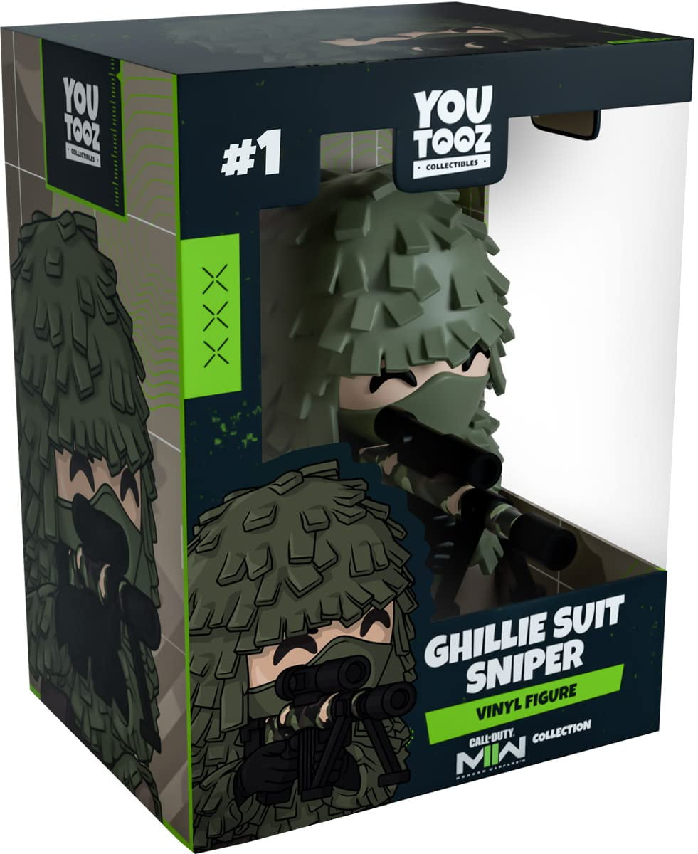 Youtooz Ghillie Suit Sniper 4.2 Inch Vinyl Figure, Official Licensed ...