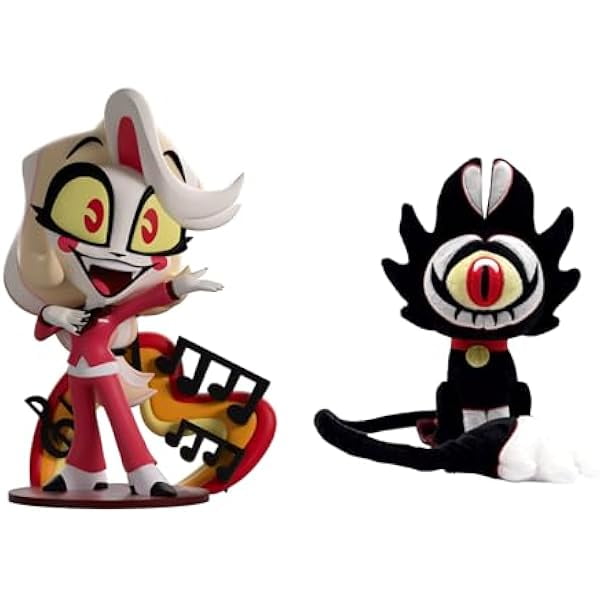Youtooz Hazbin Hotel Charlie Morningstar 5.2" Vinyl Figure & Kee Kee 6 ...