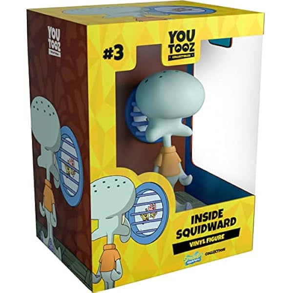 Youtooz Inside Squidward Vinyl Figure 4" Inch, Squidward Collectible ...