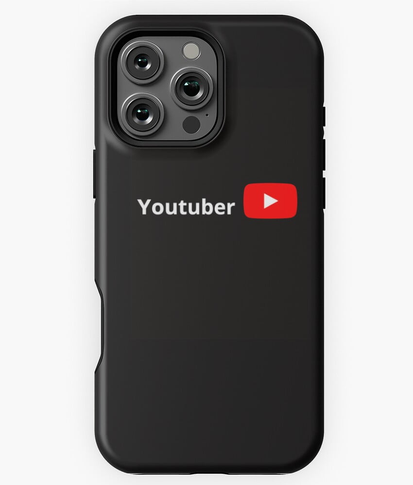 Youtuber Creator Social Media Star Phone Case for iPhone 16 15 14 13 12 ...