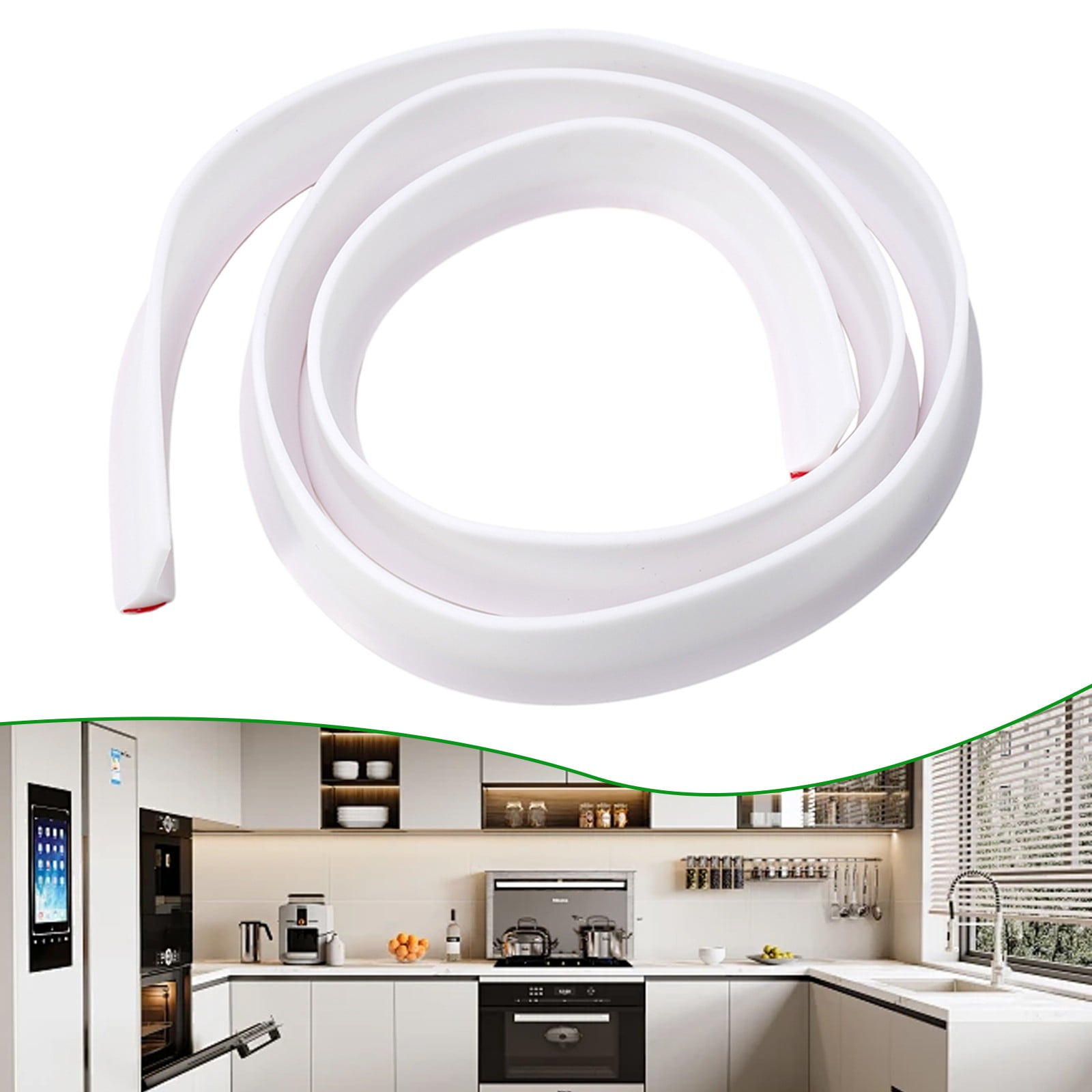 Youworth Silicone Shower Water Barrier Strip 39-118\" Flexible ...