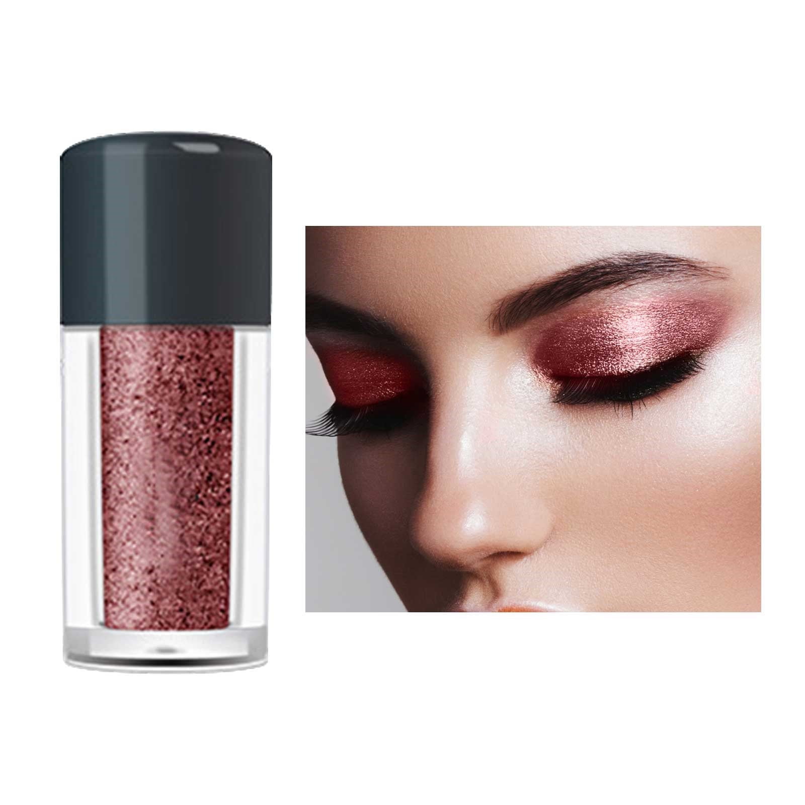 Youyingggg 12 Colors Metallic Eye Shadow Powder High Pearlescent Eye ...