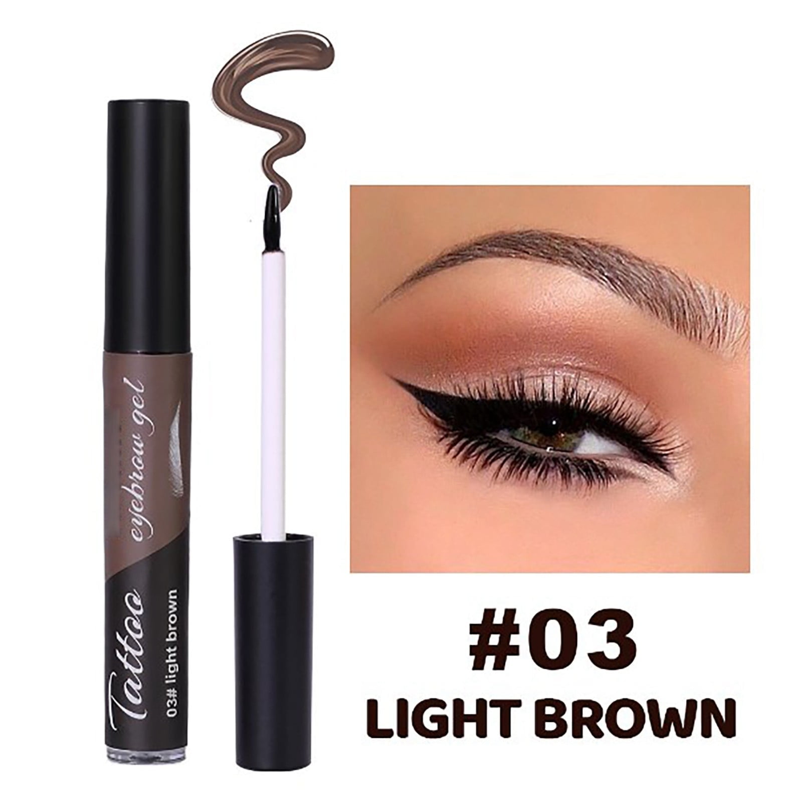 Youyingggg 4 Color Tear Off Dye Eyebrow Gel Three Eyebrow Gel Long ...