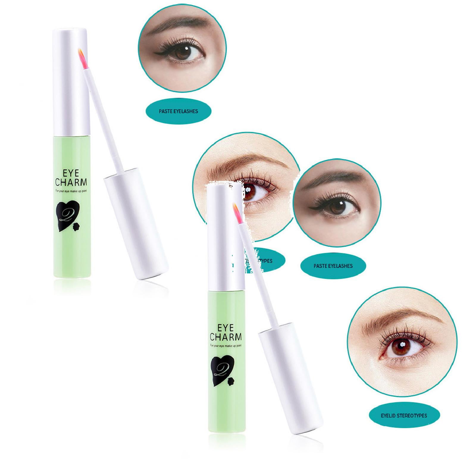 Youyingggg 7ML Makeup Double Eyelid Charm Flase Eyelash Eye Glue 2PCS ...