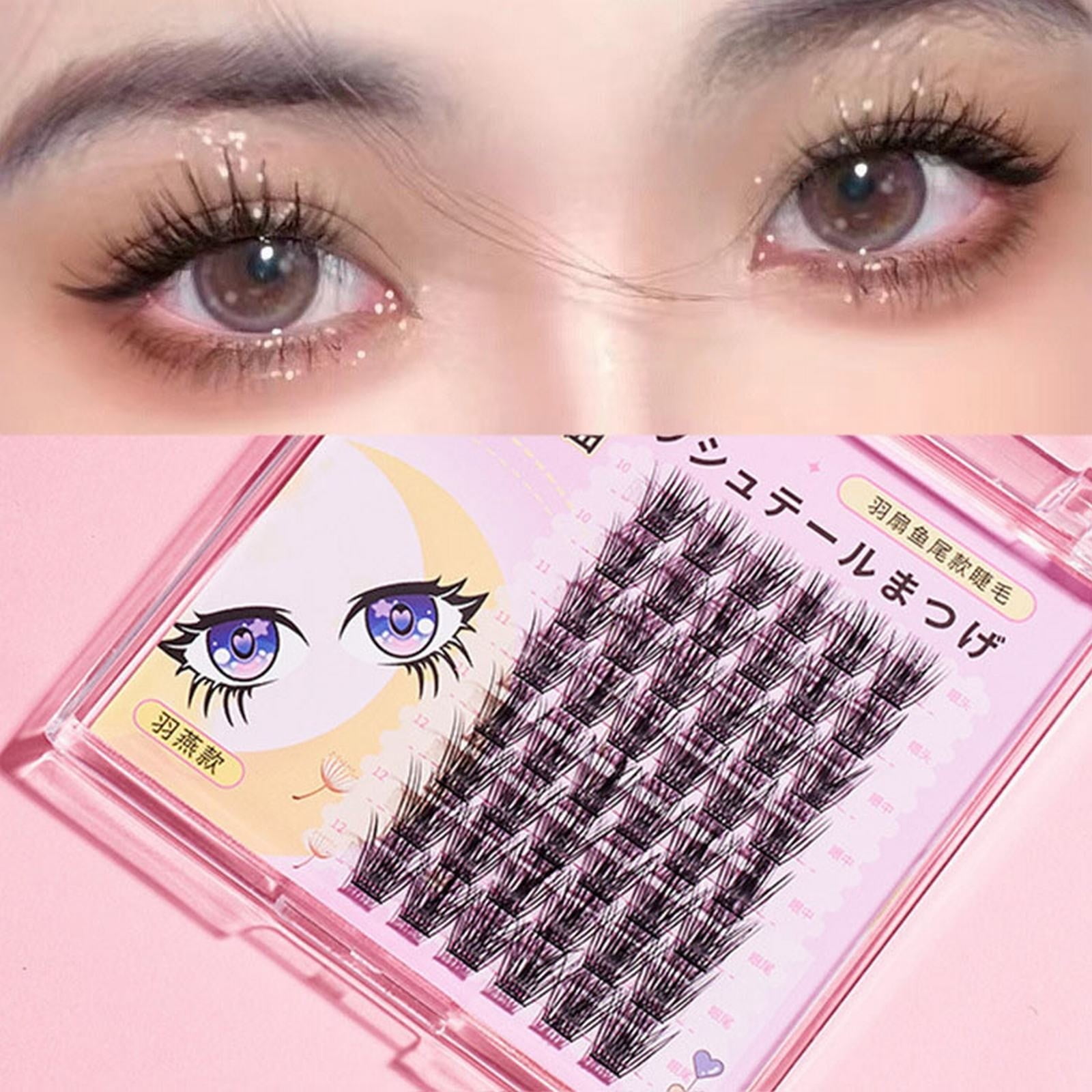 Youyingggg Cartoon Lazy Man False Eyelash Natural Eyelash Extension Kit ...
