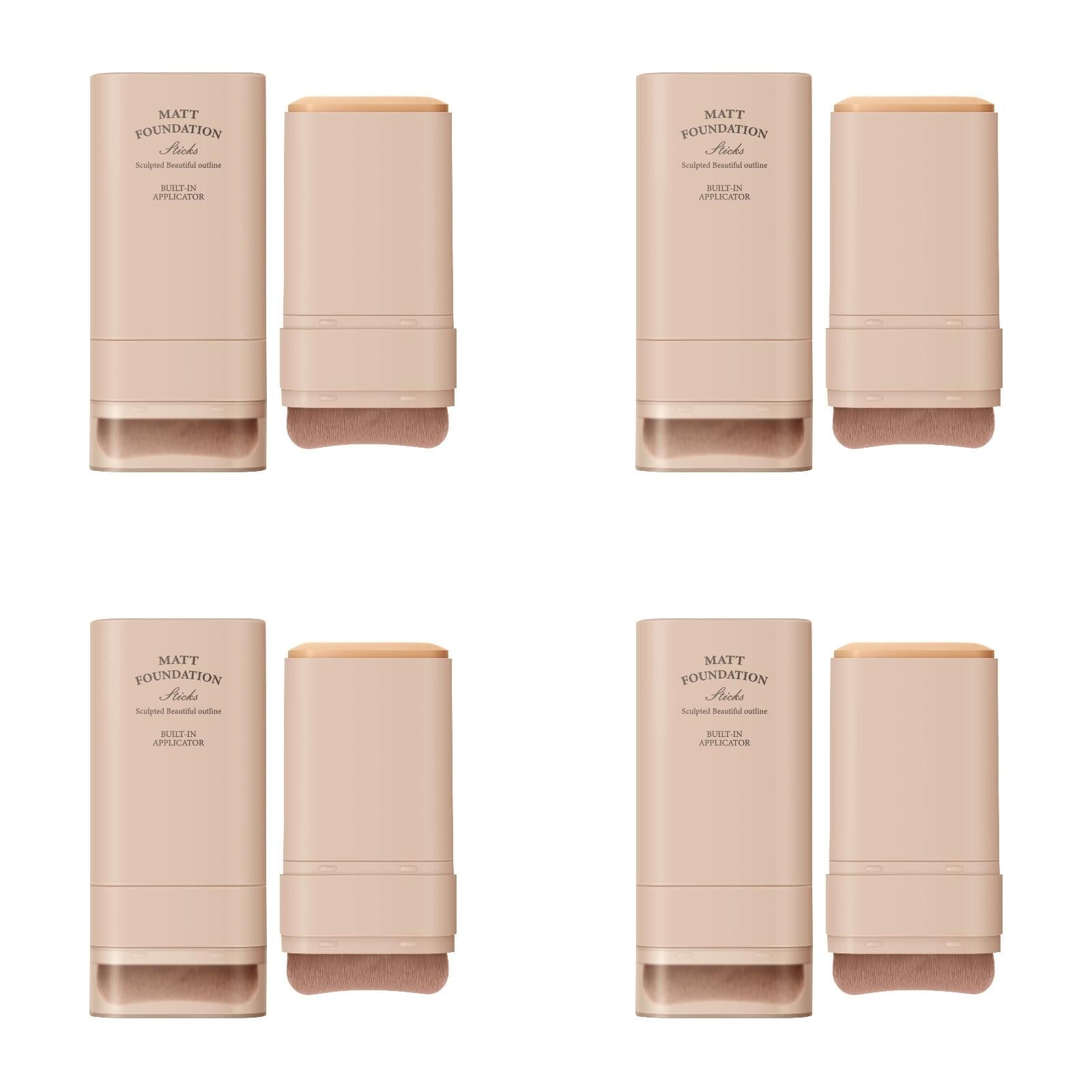 Youyingggg Eraser Foundation Stick With Brush 20g Moisturizing Light ...