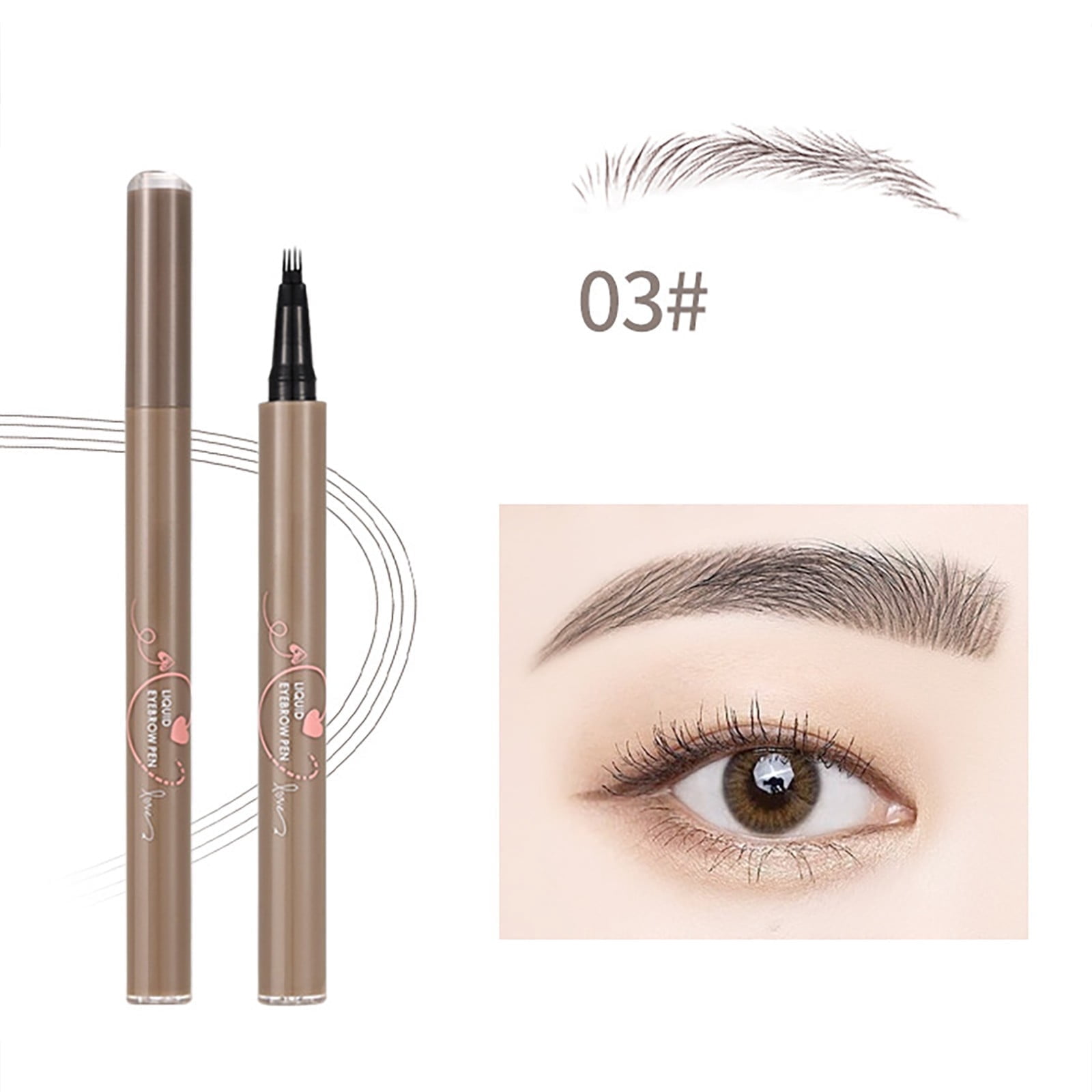 Youyingggg Extremely Microblading Eyebrow Pencil Eyebrow Pencil Red ...