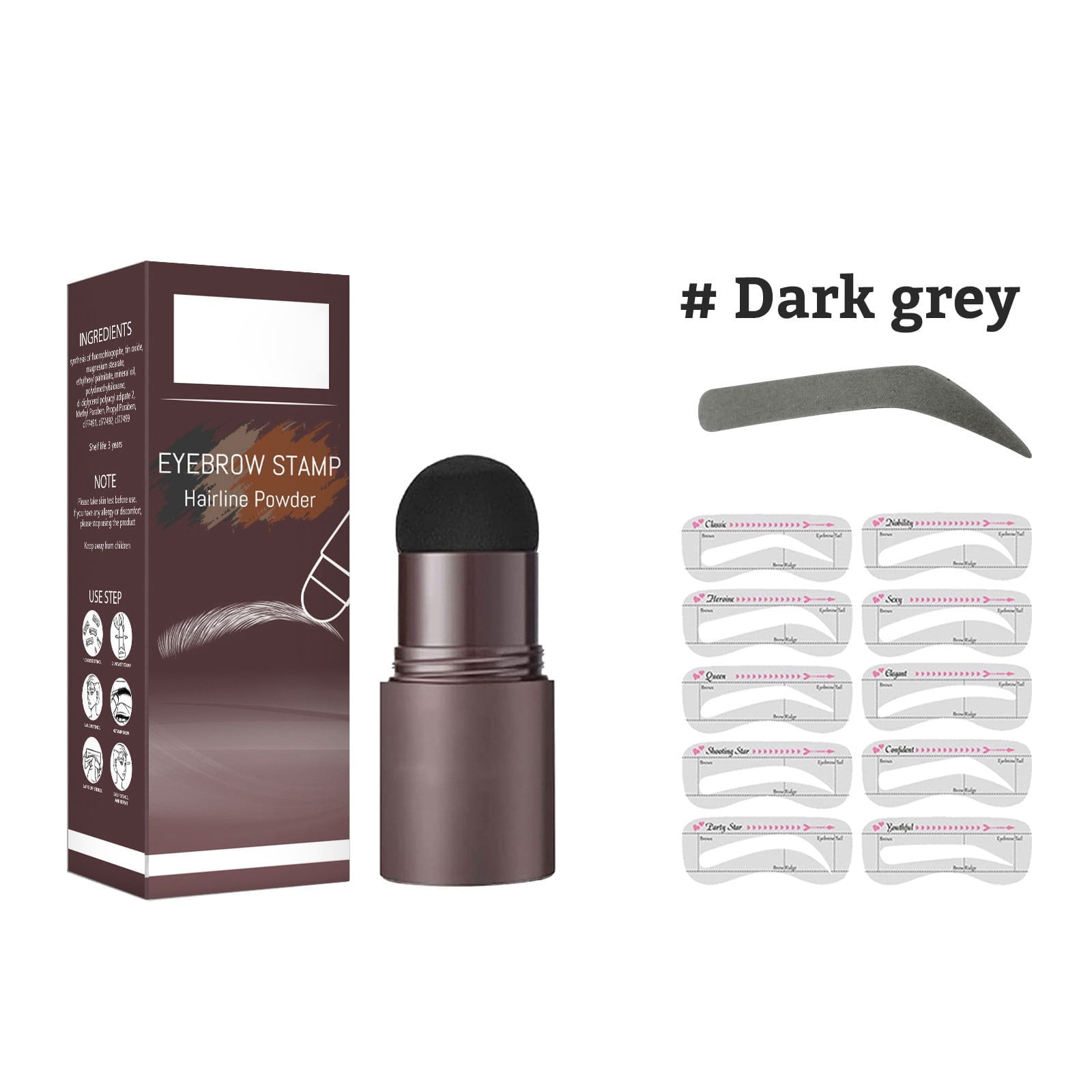 Youyingggg Eyebrow Stamp Eyebrow Drawing Tool Lazy Eyebrow Filler ...