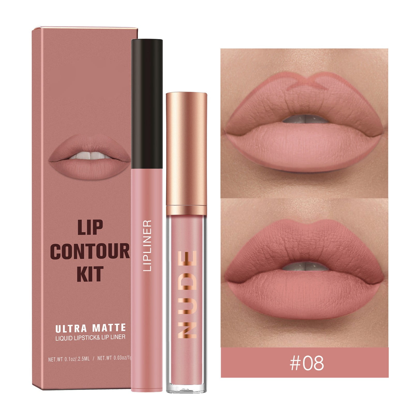 Youyingggg Lip Glaze 2 5ml Lipliner Combination Not Easy To Cup Lip