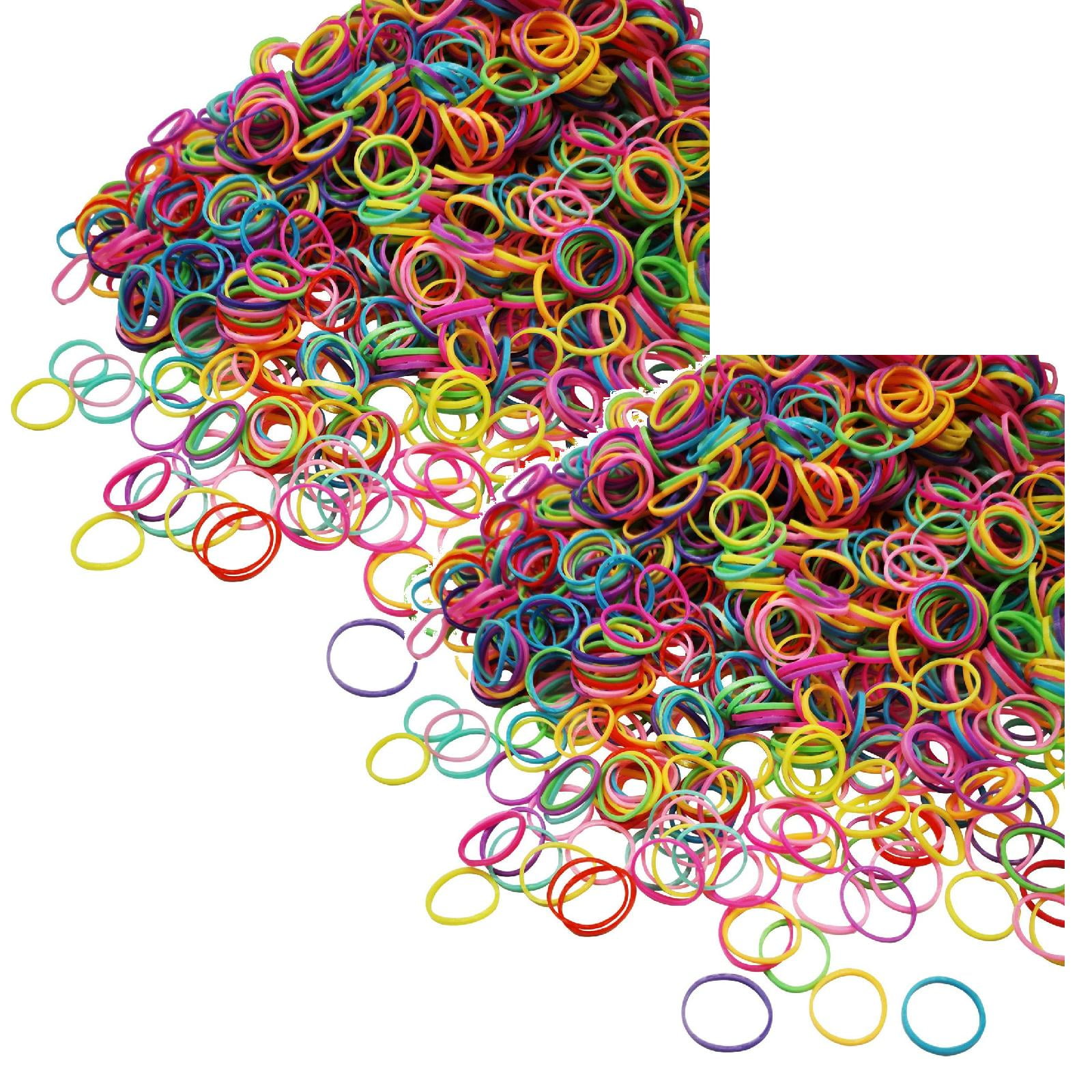 Youyingggg (Multicolor) Mini Rubber Bands Soft Elastic Bands Small Tiny ...