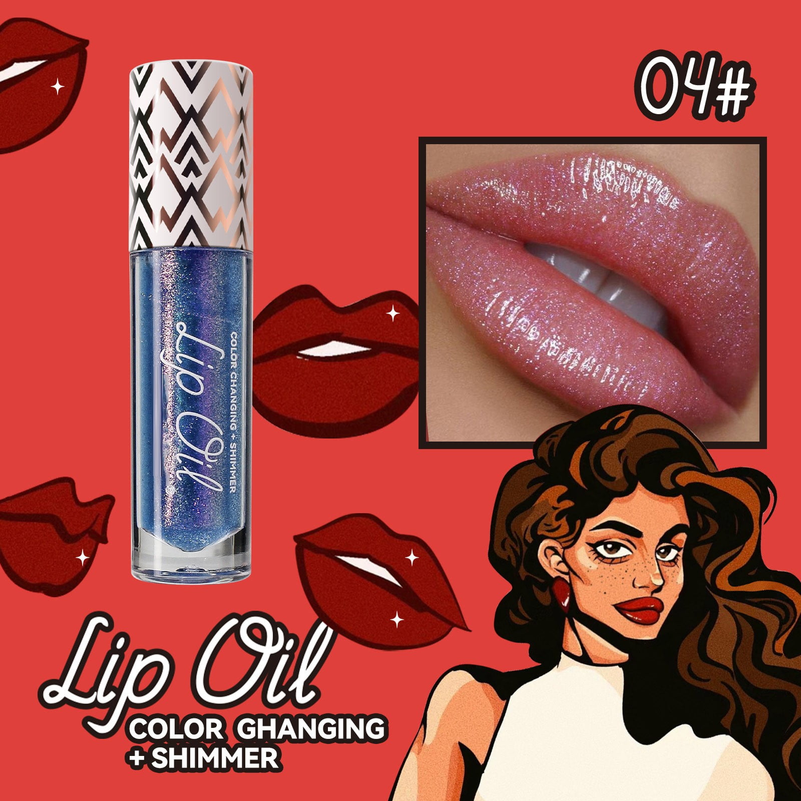 Youyingggg Warm Color Changing Pearlescent Lip Moisturizing And ...