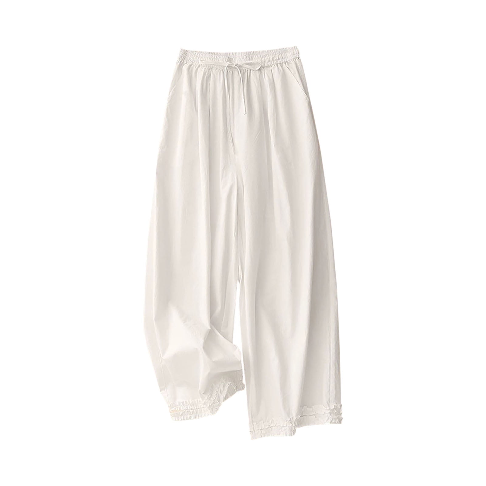 Youyipin women's pants Cotton Half Slip wide leg Pettipants Under Dress ...