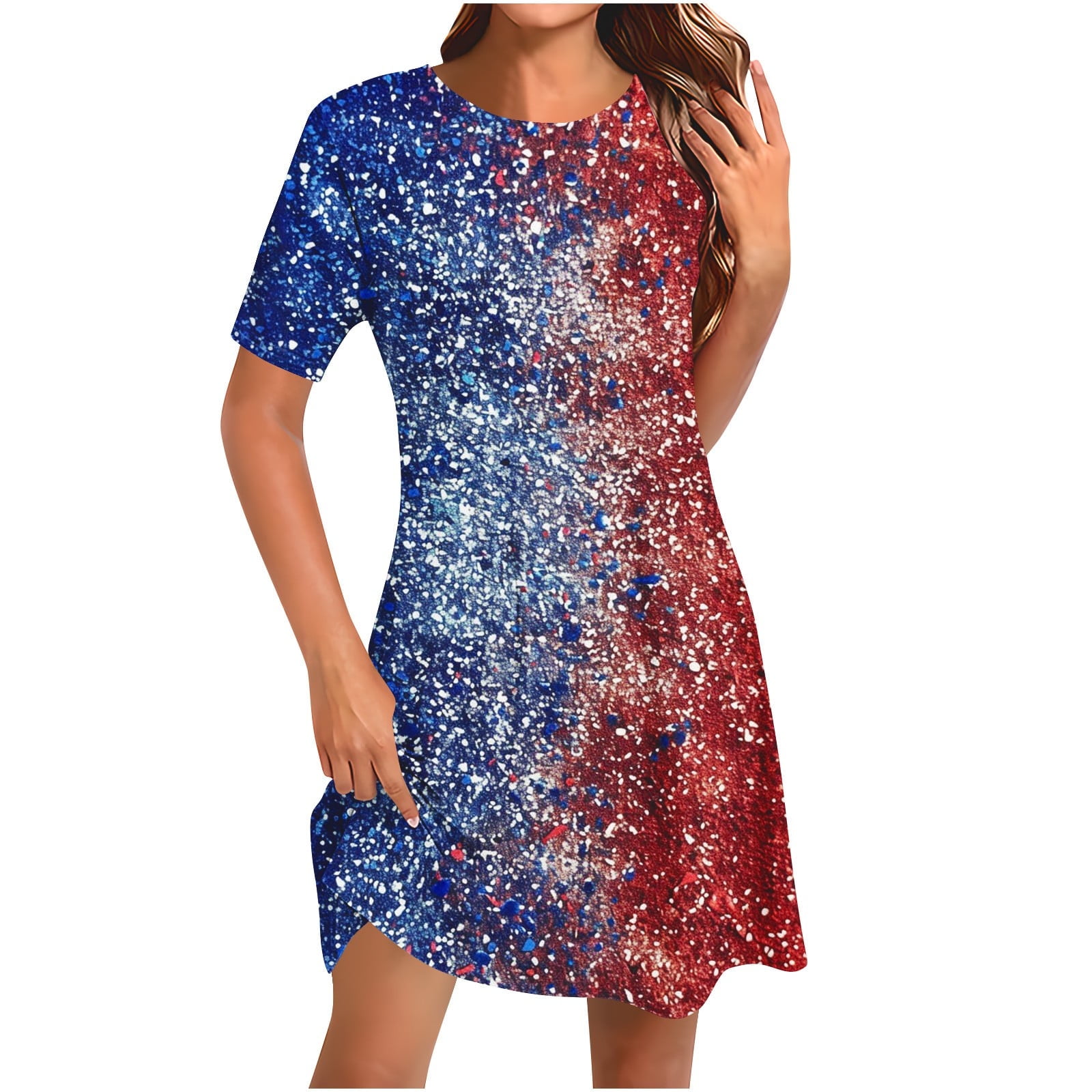 Youyipin womens dresses American Flag Dress Women 4th of July ...