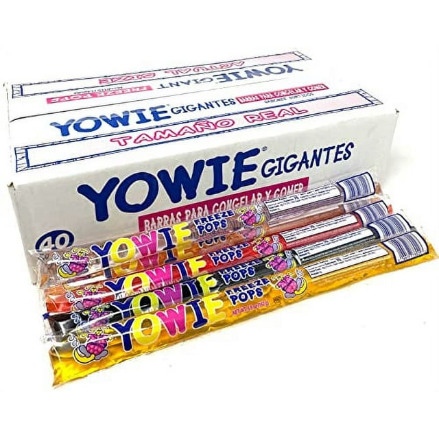Yowie Giant Assorted Flavors Freeze Pops - 40 x 5.5oz - Walmart.com