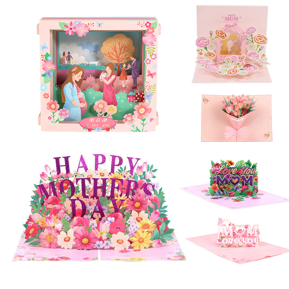 Yoyauz 3d Mother's Day Card, Happy Mother's Day Pop-Up Card, Mother's ...