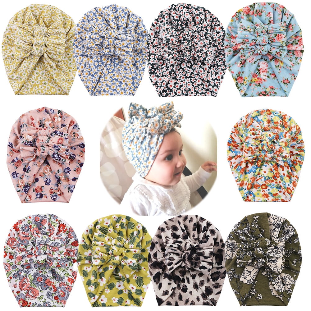 Yoyauz Beanie with Bow Donut Kindergarten Hospital Cap Beanie for Baby ...