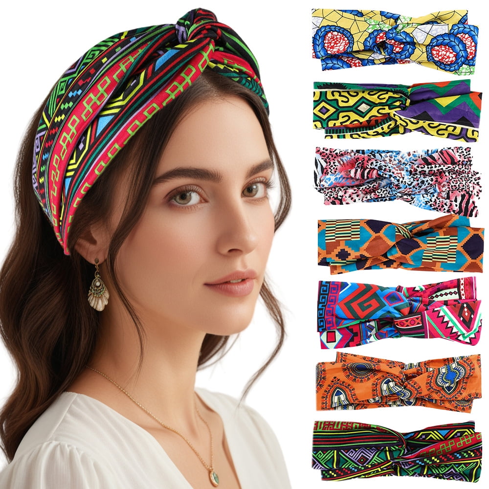 Yoyauz Bohemian style wide headband, for women, oversized headband ...