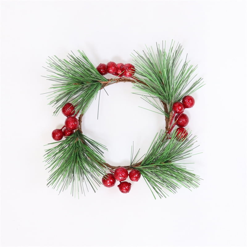 Yoyauz Christmas Candle Wreaths Wreaths Small Christmas Kitchen ...