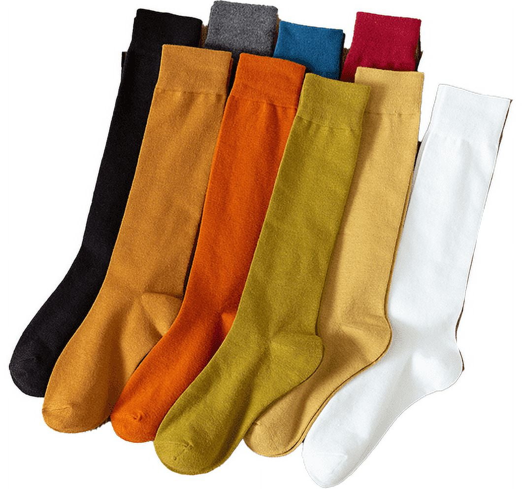 Yoyauz Women's Bamboo Knee-High Socks | Comfortable Seam Long Dress ...