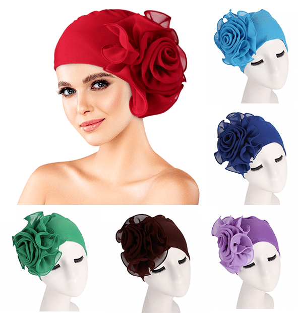 Yoyauz Women's Elegant Fashion Caps Chemotherapy Hats Beanies Muslim ...
