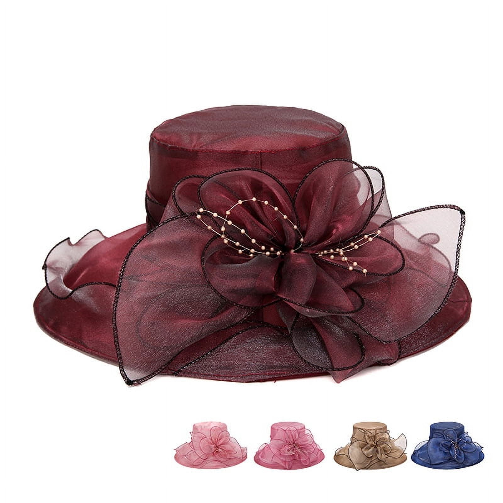 Yoyauz This glamorous organza tea party hat is minimalist and the ...