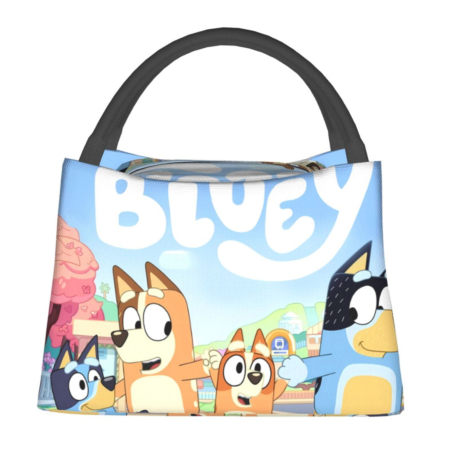 Yoyoae Bluey Pattern Insulated Lunch Bag for Women Men,Lunch Box ...