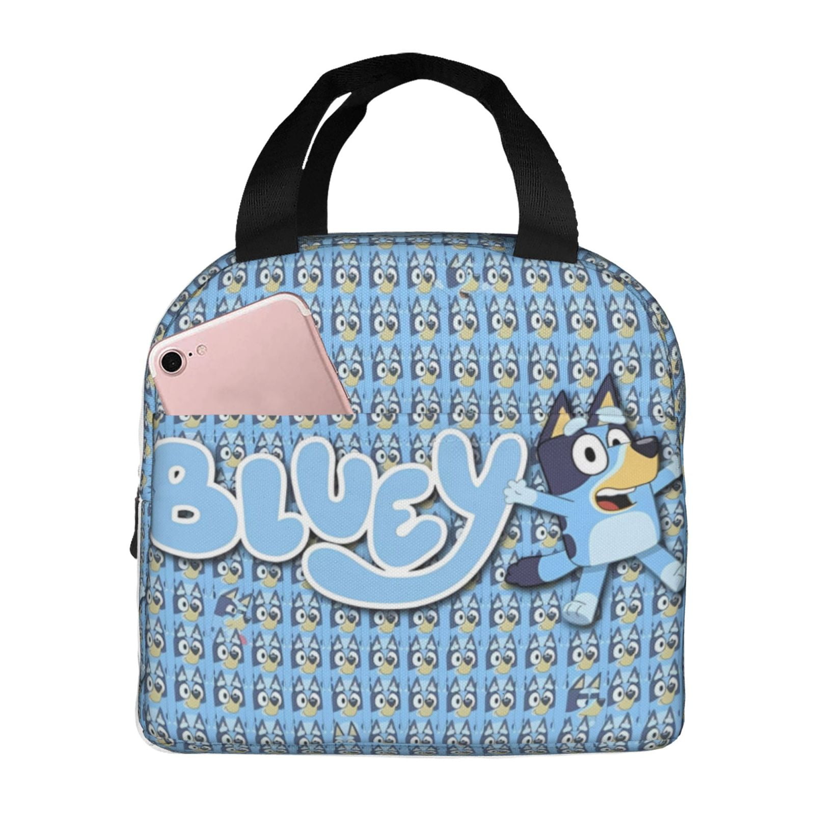 Yoyoae Bluey Print Lunch Box Lunch Bag for Women Men, Reusable Cute ...