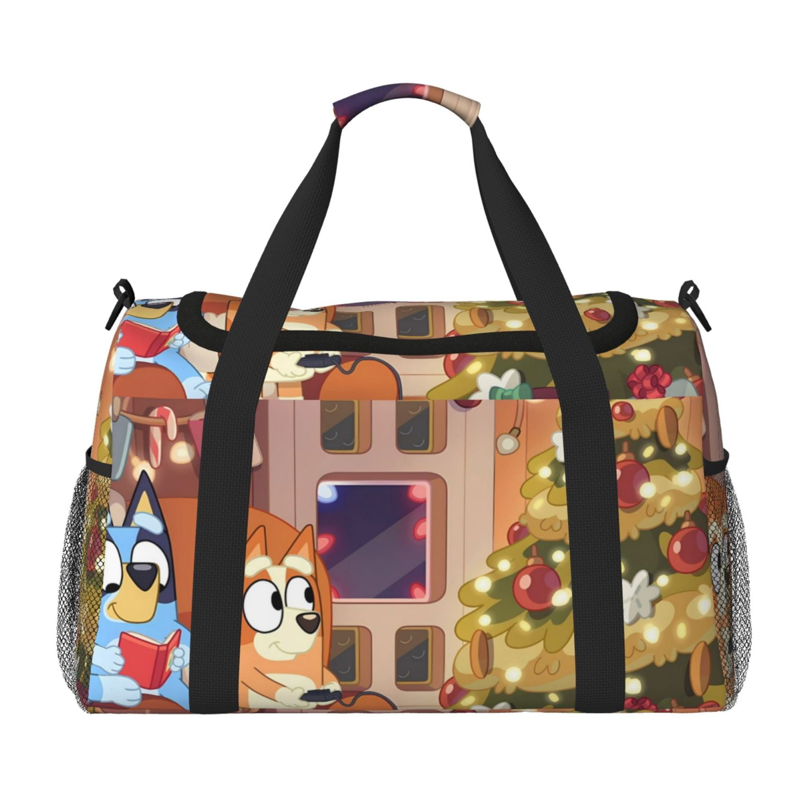 Yoyoae Bluey Print Travel Duffle Bag,Sport Gym Bag for Men Women ...